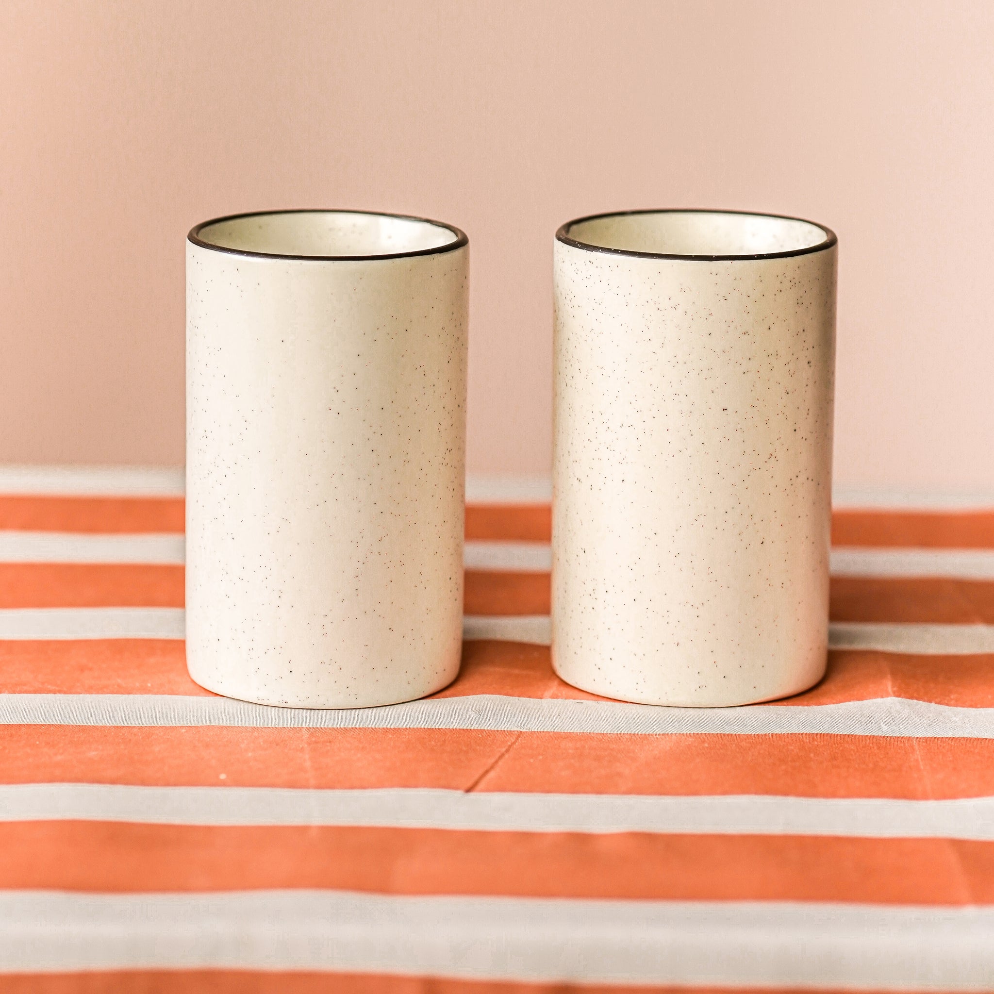 Buy Lille Afro Ceramic Water and Juice Glasses Set (set of 6) Online